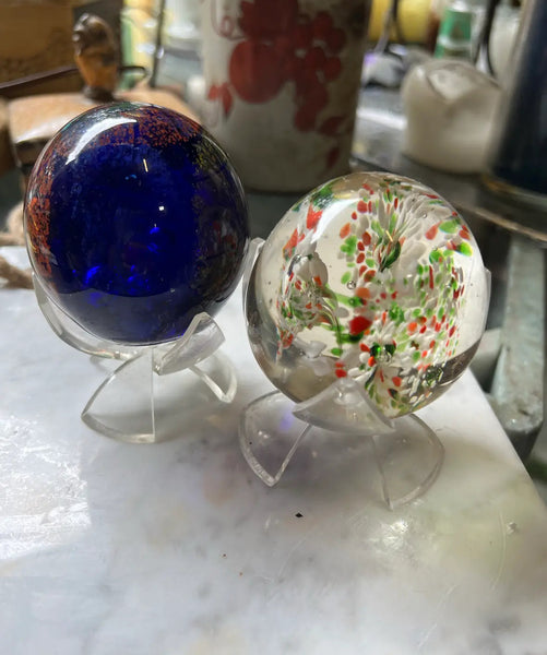 Collection of Marble Paperweights, Vintage Desk Movie Props – Fig House ...