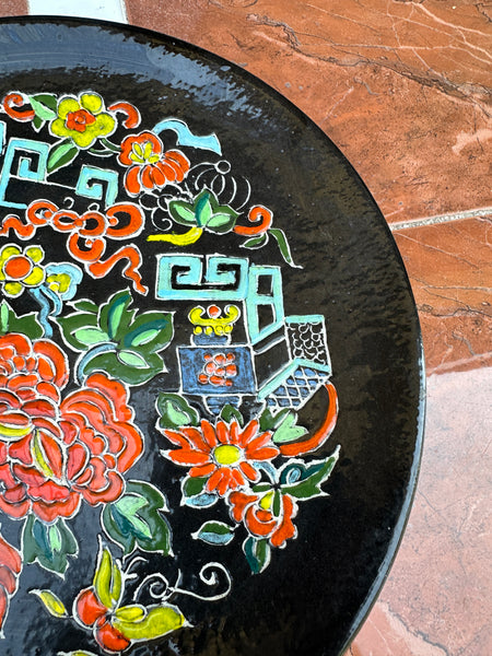 Greek Key Asian Ceramic Decorative Plate – Fig House Vintage