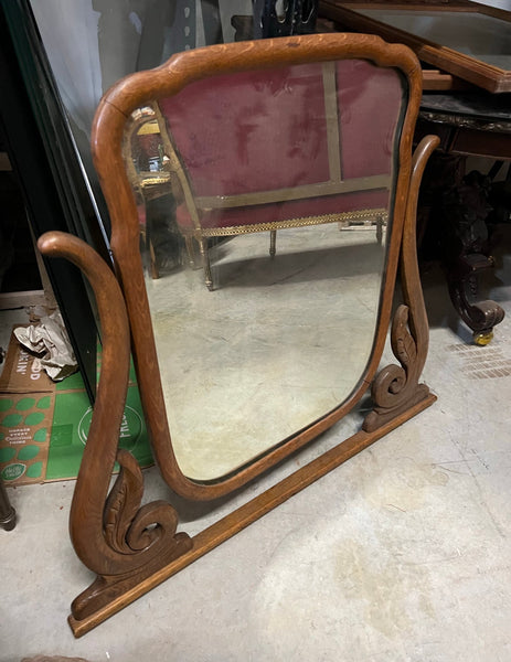 Wooden Standing Desk Mirror – Fig House Vintage