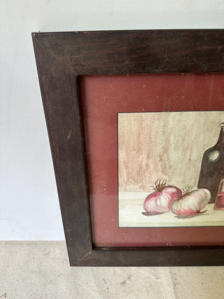Wine and Onions Watercolor, Frames – Fig House Vintage