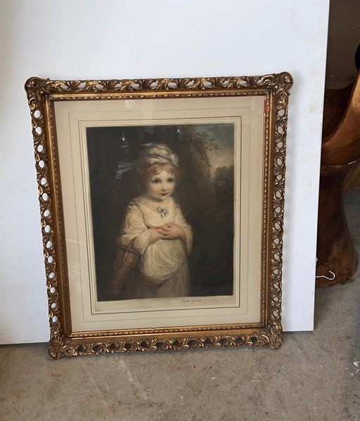 Elizabeth Gullard Engraving of “The Strawberry Girl” by Sir John Reyno ...